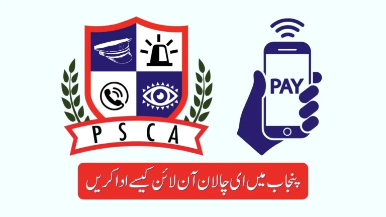 PSCA E-Challan Fines & Traffic Offences in Punjab 2025